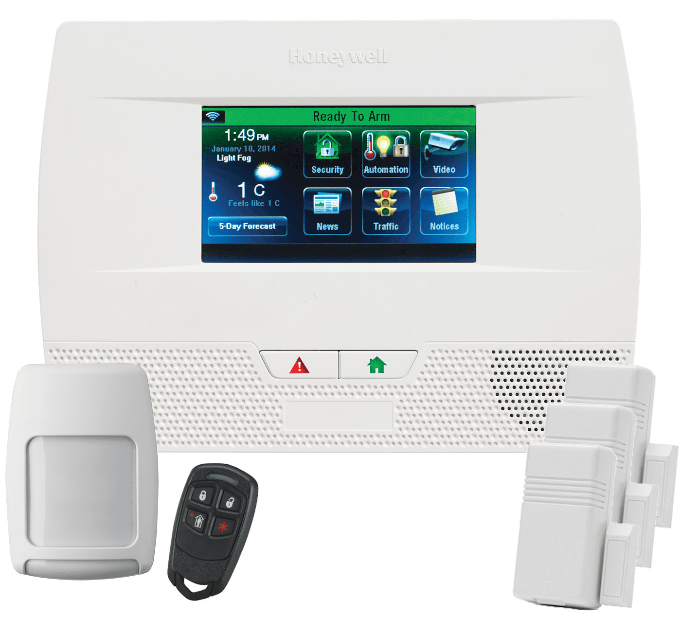 Honeywell Home LYNX Touch L5210 Panel Features – DIY Security Blog